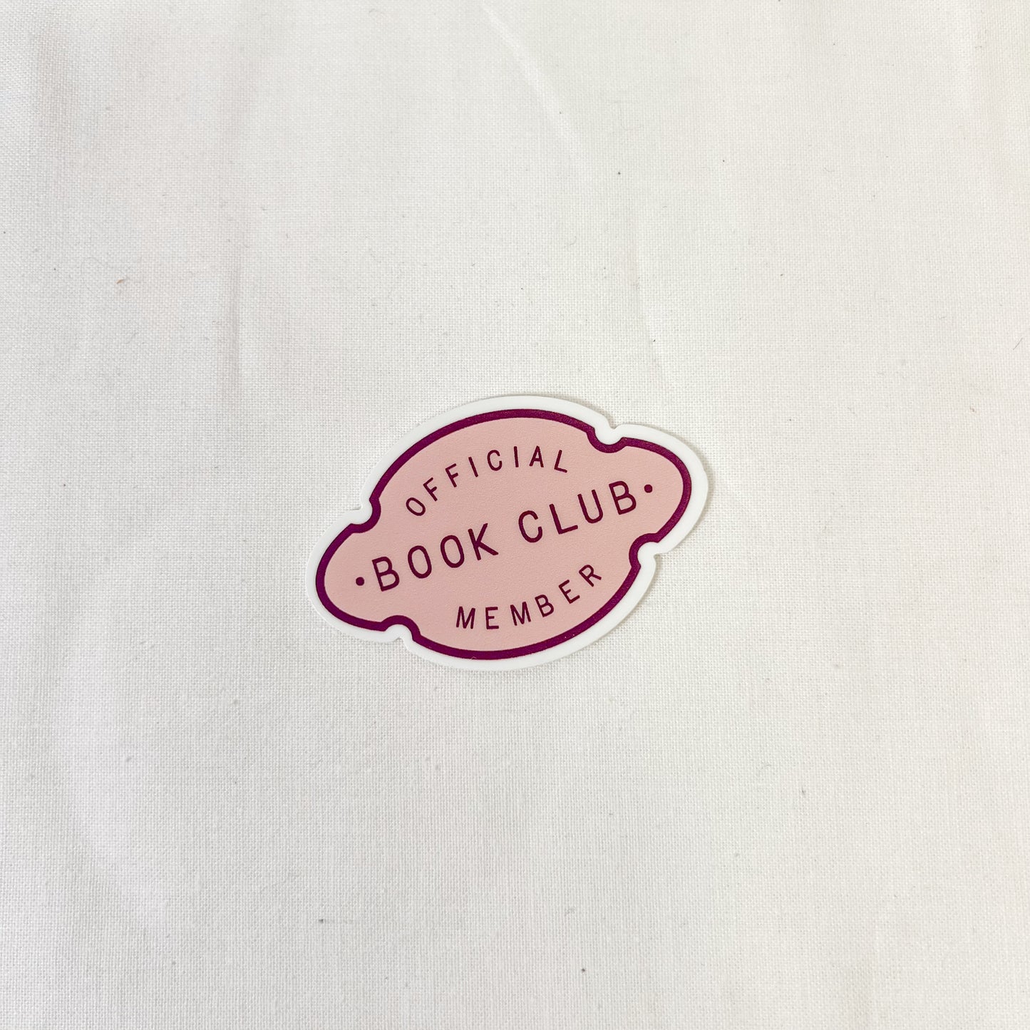 Book Club Vinyl Sticker – Gasp